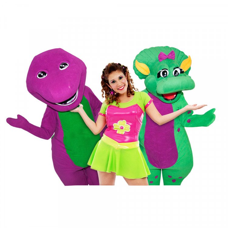 Purple Dinosaur Show #1 - Kids Fairyland Party Rental Lauderhill FL